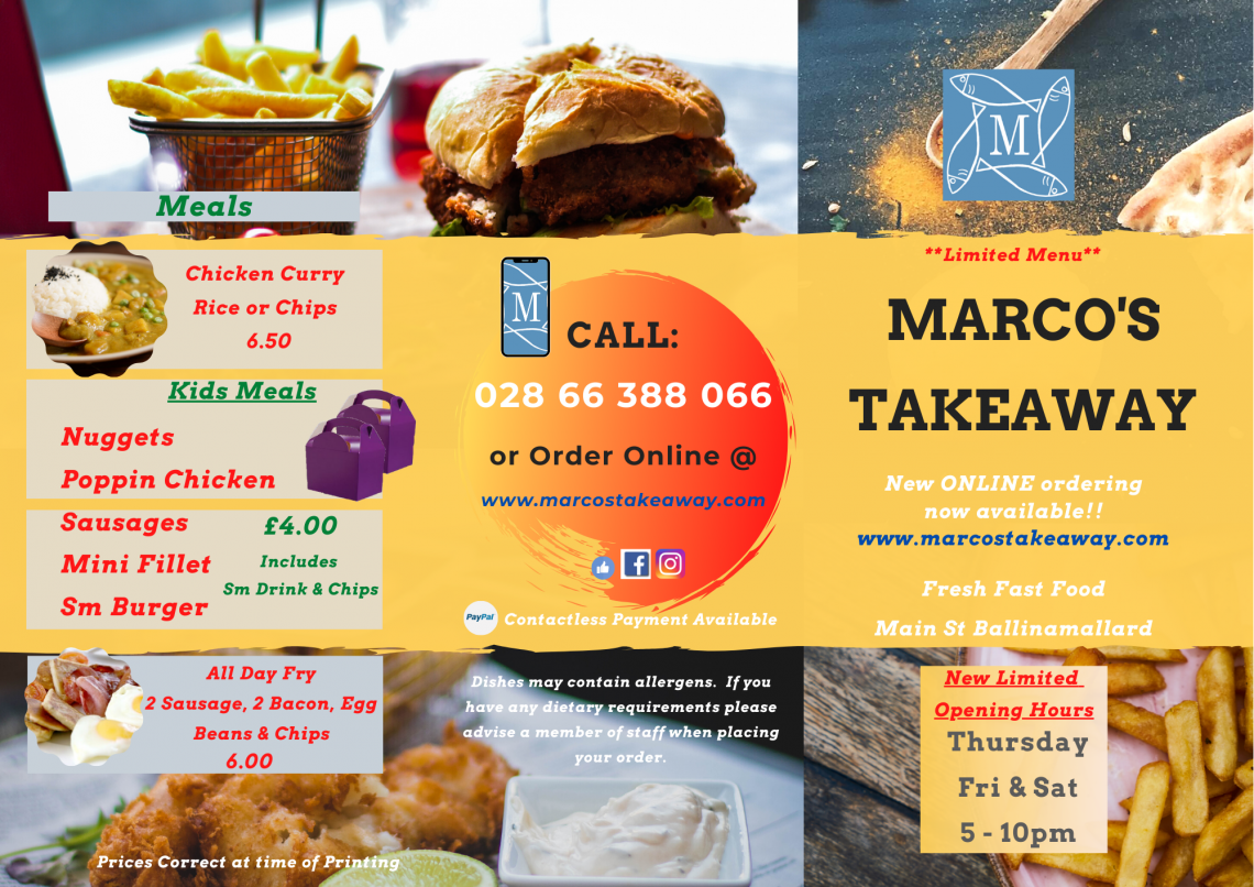 Marcos Takeaway – Marcos